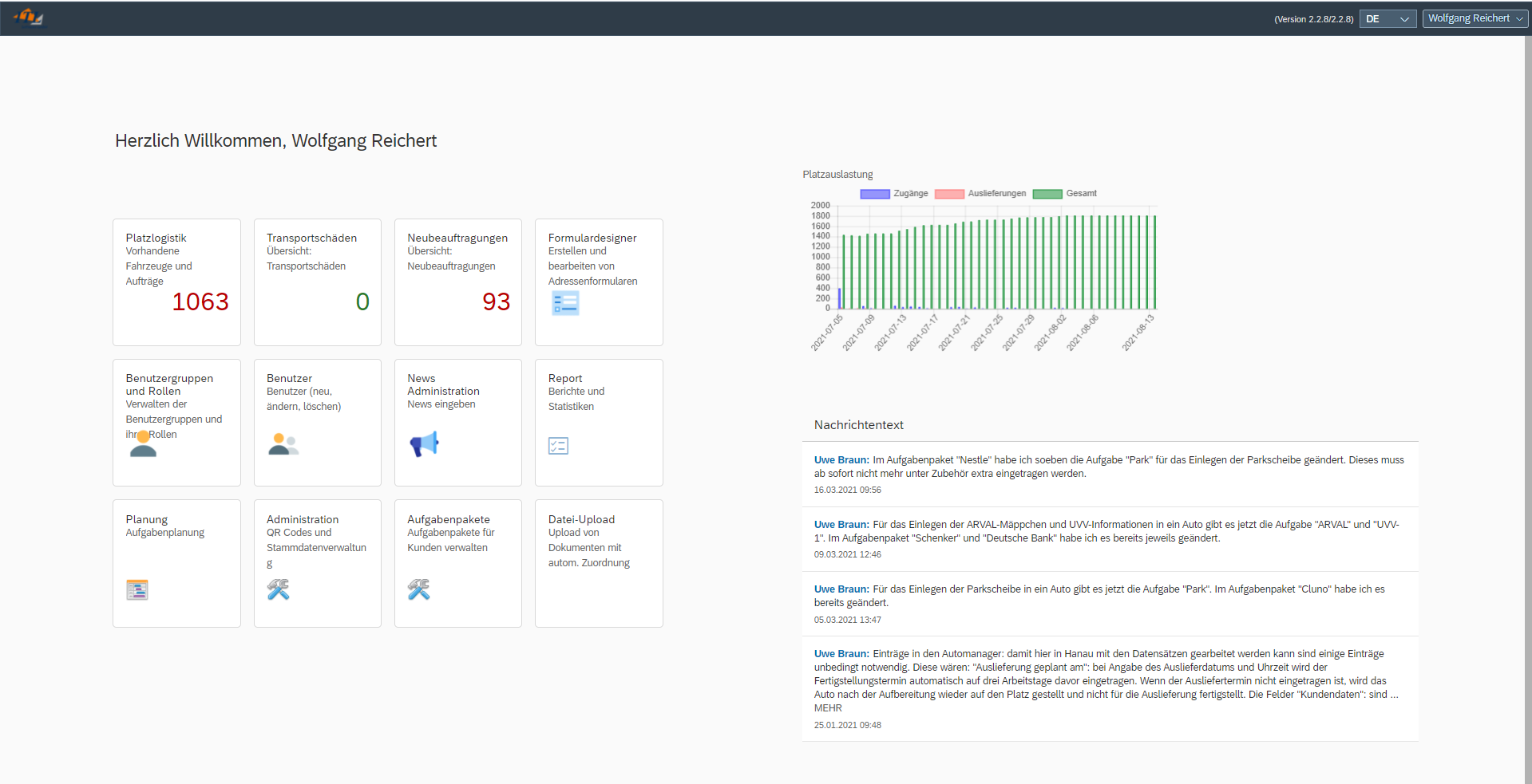 Automanager – Übersicht – ITL Software